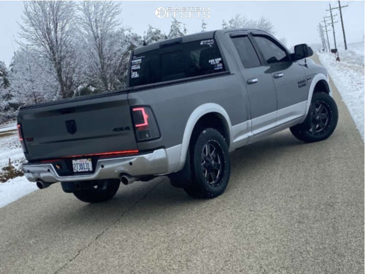 2013 Ram 1500 with 20x10 -25 Vision Arc and 33/12.5R20 Goodyear All ...