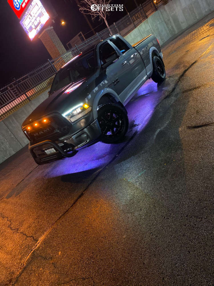 2013 Ram 1500 with 20x10 -25 Vision Arc and 33/12.5R20 Goodyear All ...