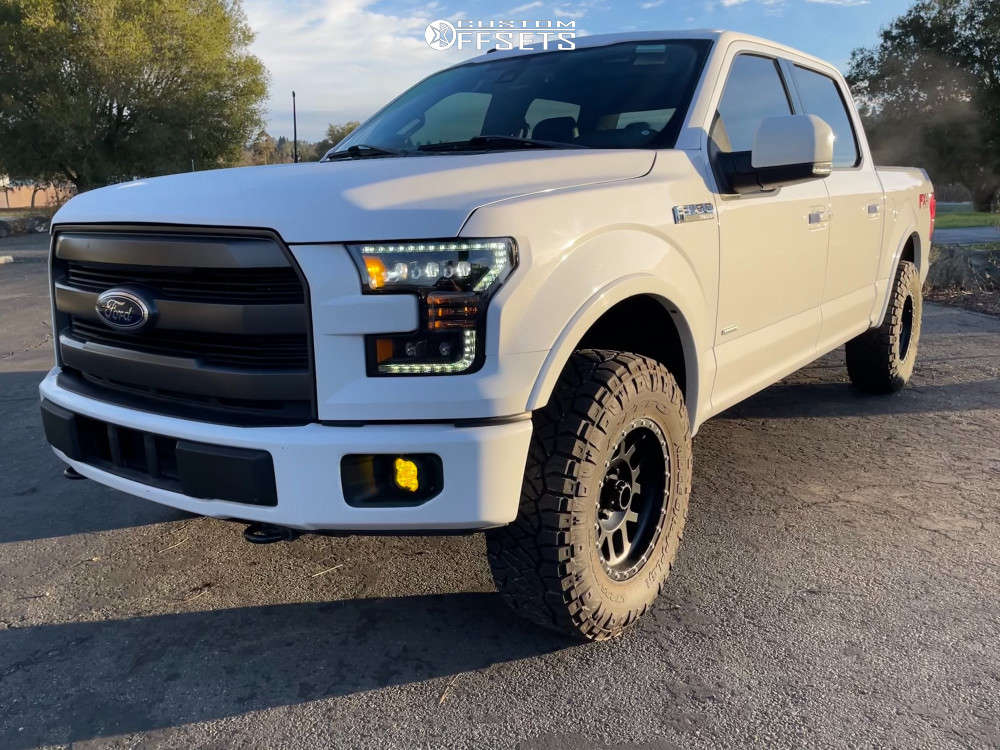 2016 Ford F-150 with 17x8.5 0 Method Mesh and 295/70R17 Nitto Ridge ...