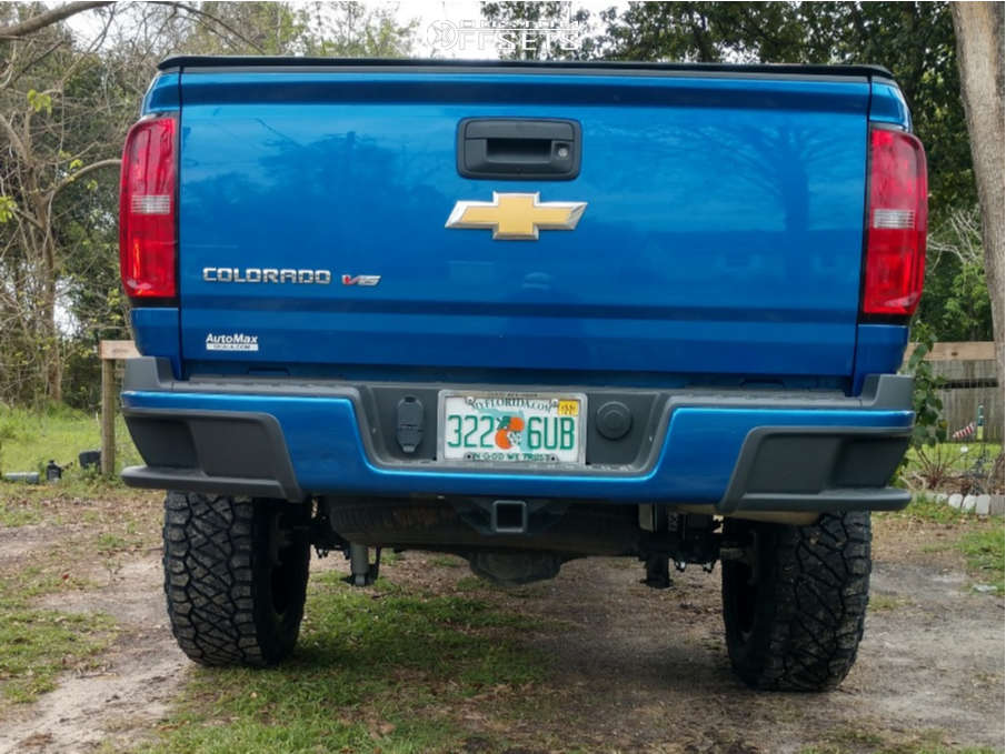 2019 Chevrolet Colorado with 20x9 19 Fuel Stroke and 275/60R20 Nitto ...