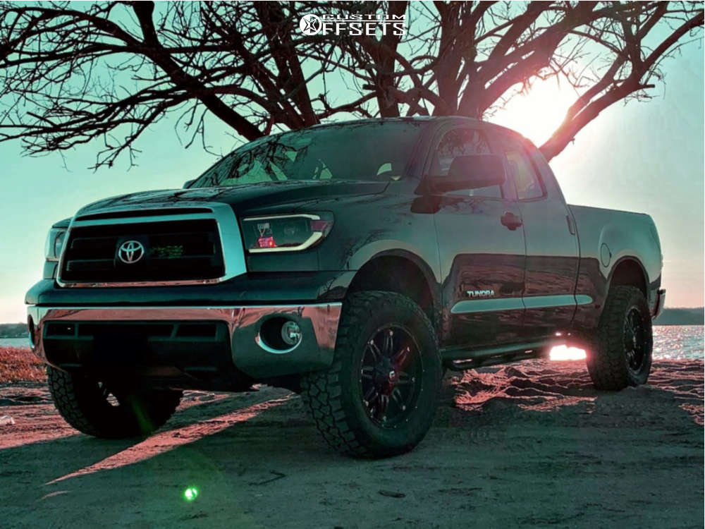2013 Toyota Tundra with 20x10 -18 Fuel Hostage and 35/12.5R20 ...
