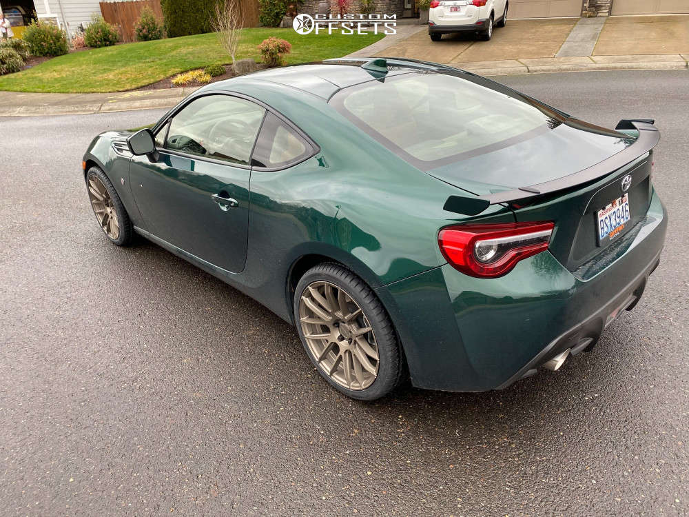 2020 Toyota 86 with 18x8.5 35 AVID1 SL01 and 245/35R18 Hankook Ventus ...