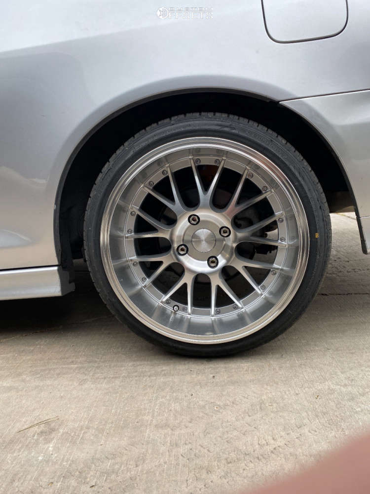 2001 Honda Accord with 17x9 15 Square Wheels G6 and 205/30R17 Leao ...