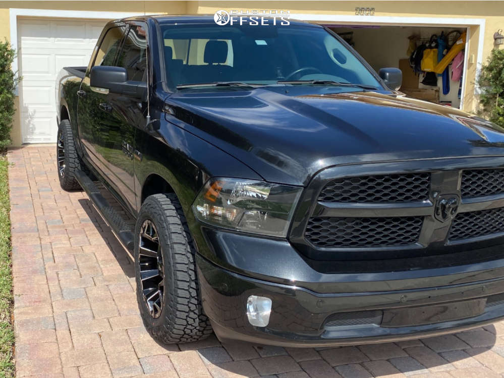 2018 Ram 1500 with 20x10 -18 Fuel Assault and 275/60R20 Falken WildPeak ...