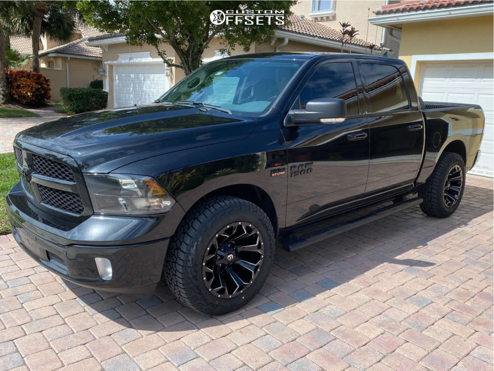 2018 Ram 1500 with 20x10 -18 Fuel Assault and 275/60R20 Falken WildPeak ...
