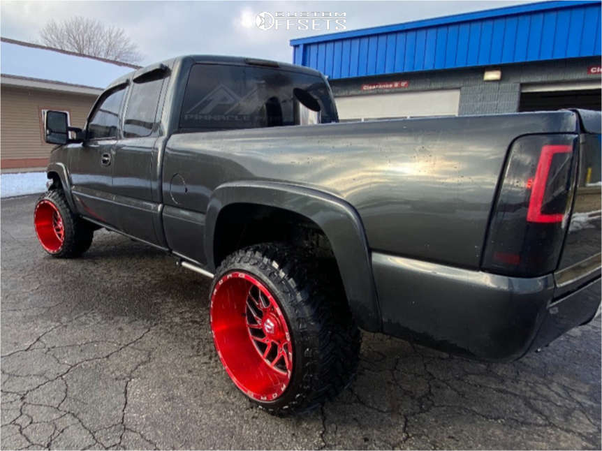 2003 Chevrolet Silverado 2500 HD with 22x14 -76 TIS 544RM and 33/12 ...