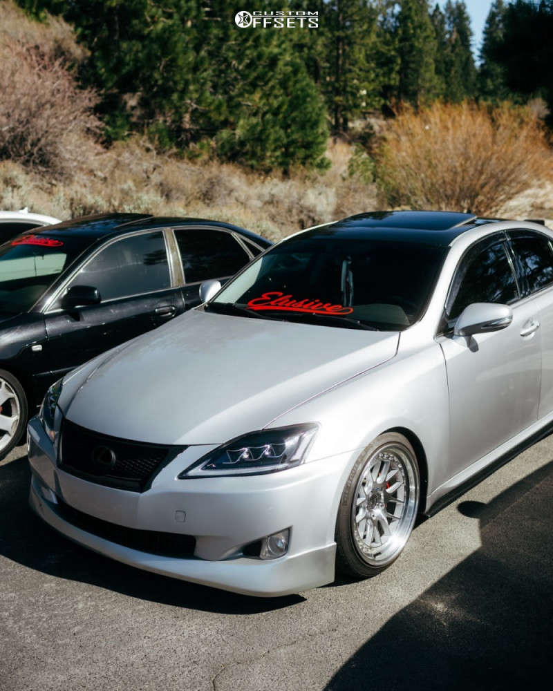 2010 Lexus IS250 with 18x9.5 30 Aodhan DS06 and 225/40R18 Hercules ...
