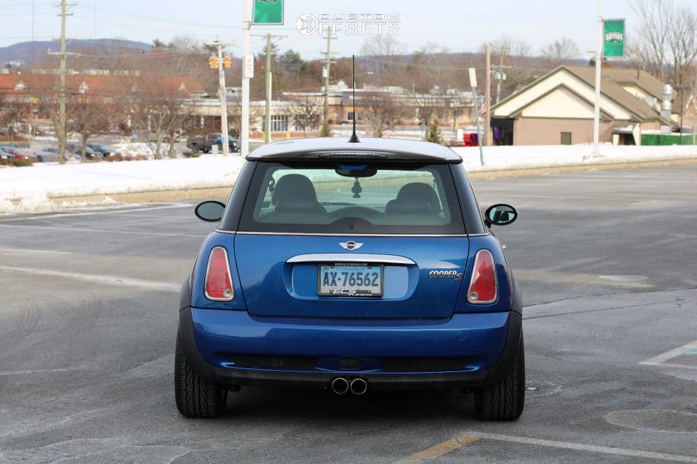 2006 Mini Cooper with 17x8 45 Konig Freeform and 215/45R17 Toyo Tires ...