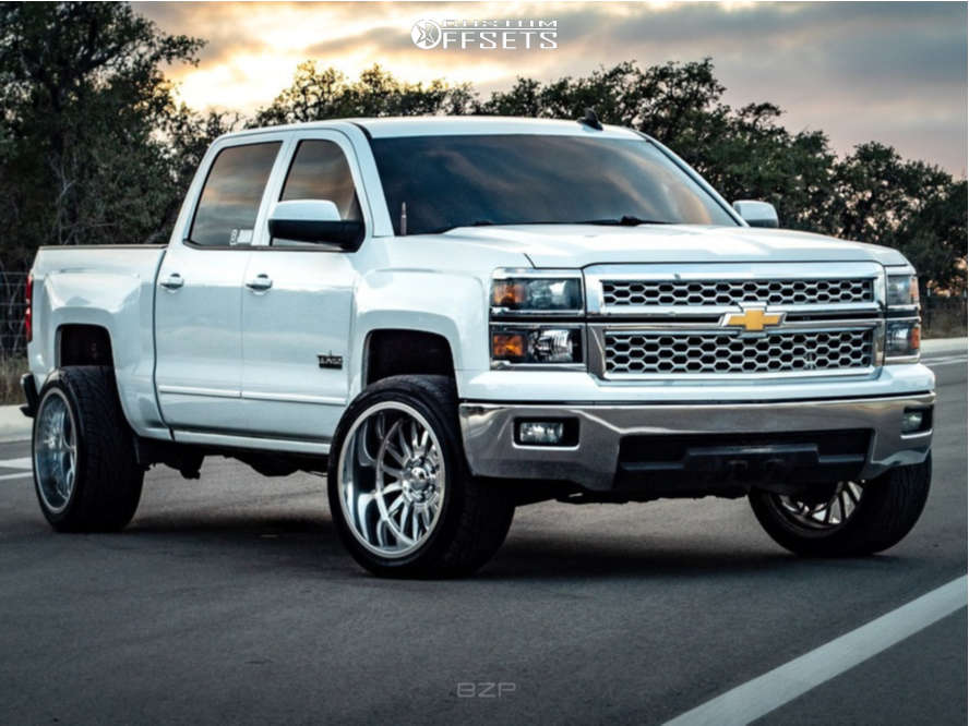 2015 Chevrolet Silverado 1500 with 22x12 -51 Cali Offroad Summit and ...