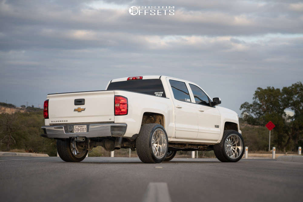 2015 Chevrolet Silverado 1500 with 22x12 -51 Cali Offroad Summit and ...