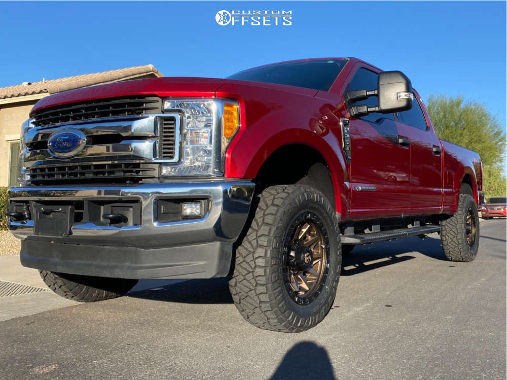 2017 Ford E-250 Super Duty with 20x9 1 Fuel Covert and 35/12.5R20 Nitto ...