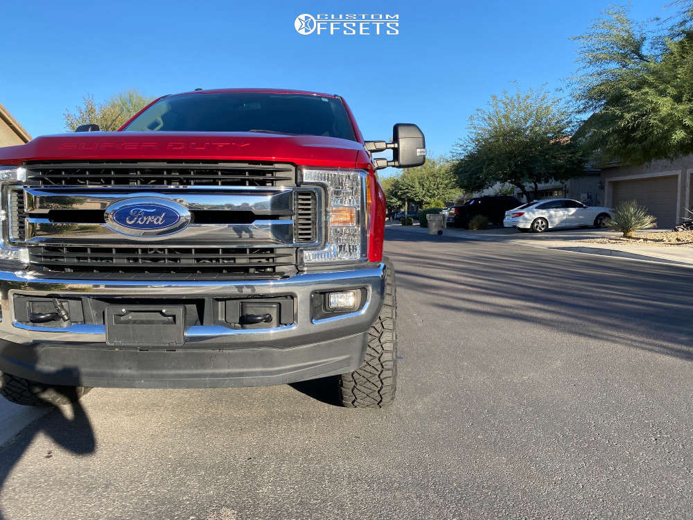 2017 Ford E-250 Super Duty with 20x9 1 Fuel Covert and 35/12.5R20 Nitto ...