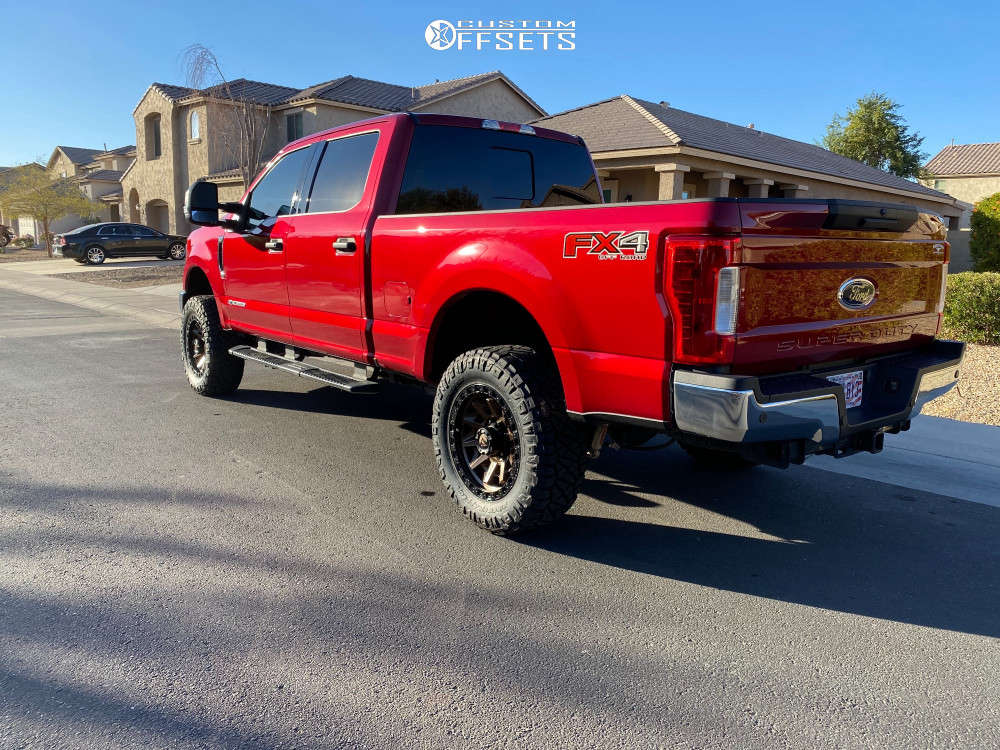 2017 Ford E-250 Super Duty with 20x9 1 Fuel Covert and 35/12.5R20 Nitto ...