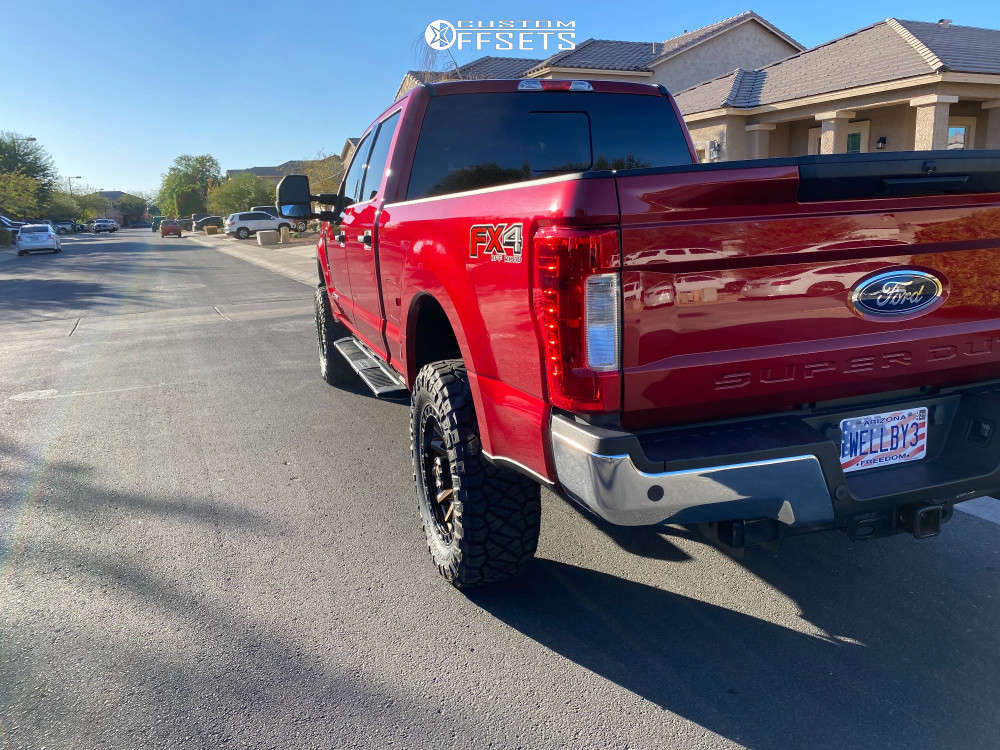 2017 Ford E-250 Super Duty with 20x9 1 Fuel Covert and 35/12.5R20 Nitto ...