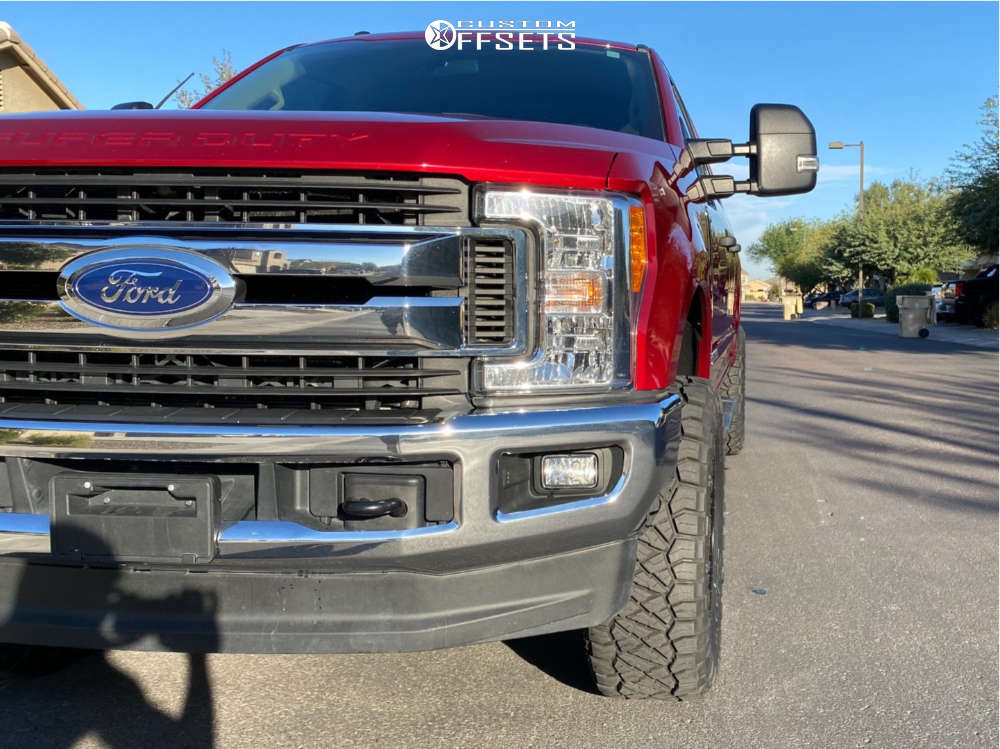 2017 Ford E-250 Super Duty with 20x9 1 Fuel Covert and 35/12.5R20 Nitto ...