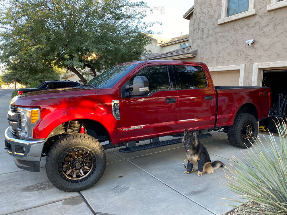 2017 Ford E-250 Super Duty with 20x9 1 Fuel Covert and 35/12.5R20 Nitto ...