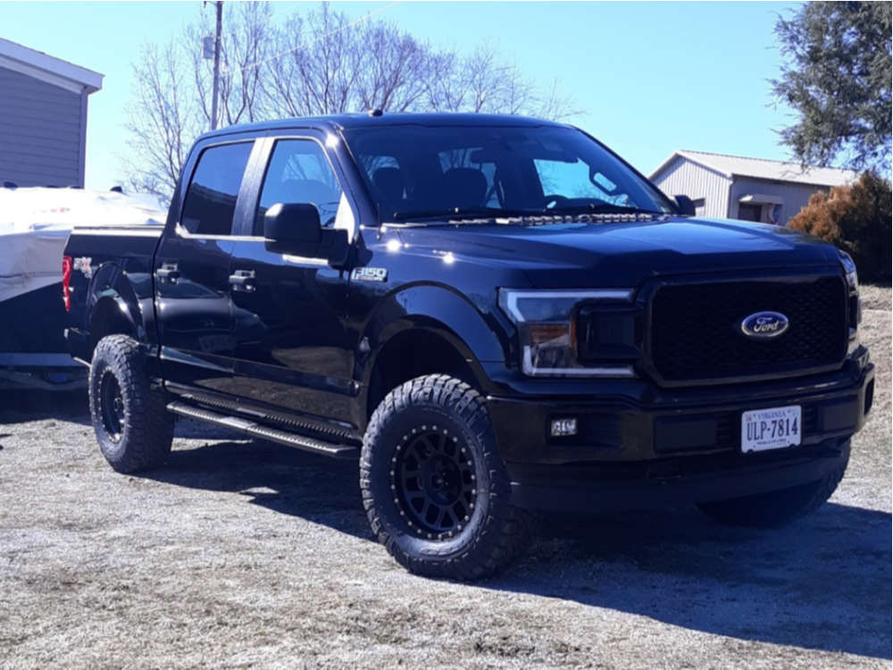 2019 Ford F-150 with 17x8.5 0 Method Mesh and 285/75R17 Nitto Ridge ...