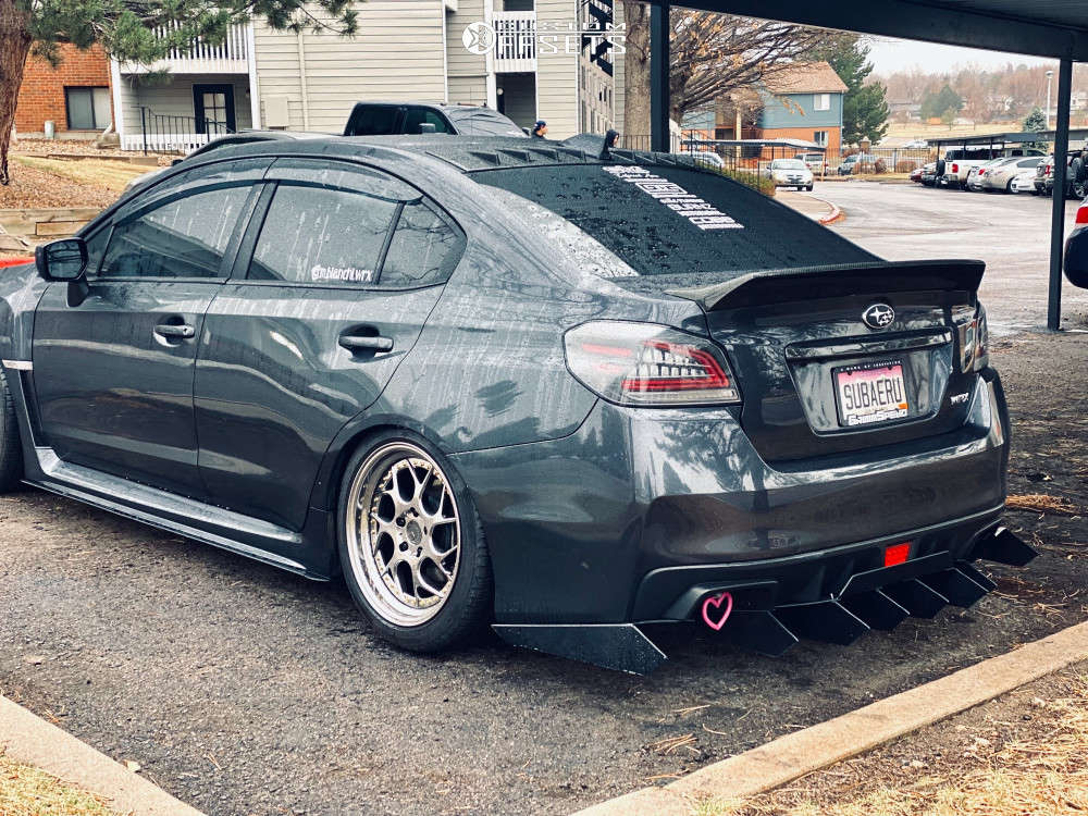 2016 Subaru WRX with 18x8.5 33 Aodhan DS01 and 245/40R18 Pirelli ...