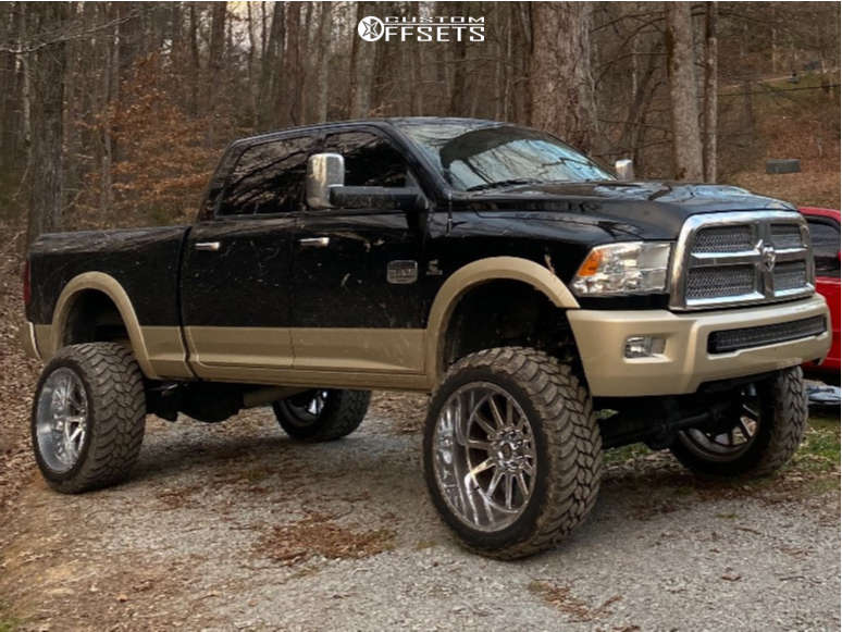 2012 Ram 3500 with 24x14 -76 Hardcore Offroad Hc13 and 37/13.5R24 AMP ...