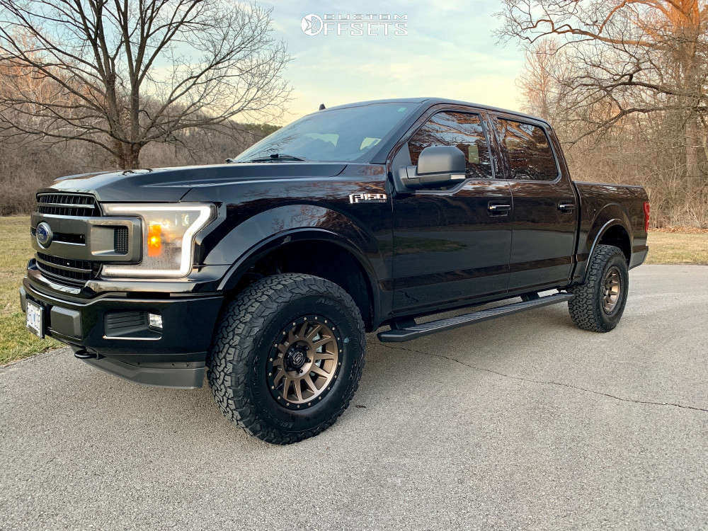 2020 Ford F-150 with 17x8.5 6 Icon Compression and 285/75R17 BFGoodrich ...