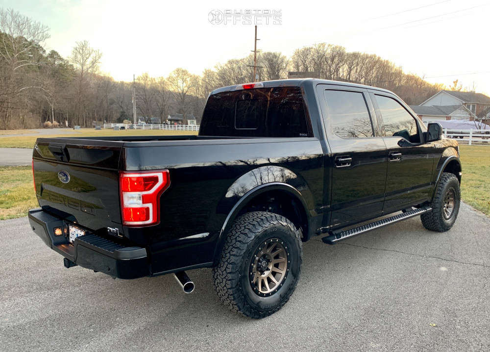 2020 Ford F-150 with 17x8.5 6 Icon Compression and 285/75R17 BFGoodrich ...