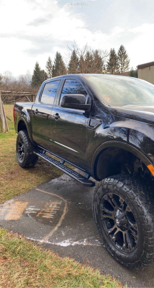 2019 Ford Ranger with 20x9 2 Fuel Vapor and 33/11.5R20 General Atx and ...
