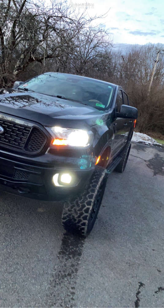 2019 Ford Ranger with 20x9 2 Fuel Vapor and 33/11.5R20 General Atx and ...
