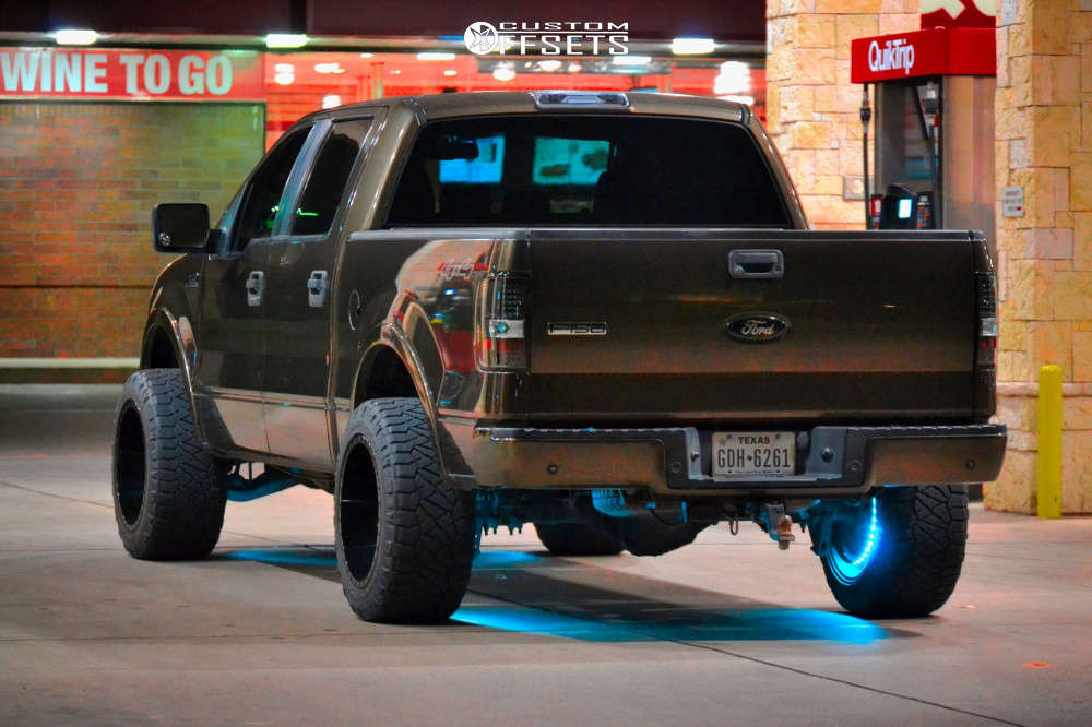 2008 Ford F-150 with 20x12 -45 Fuel Sledge and 33/12.5R20 Nitto Ridge ...