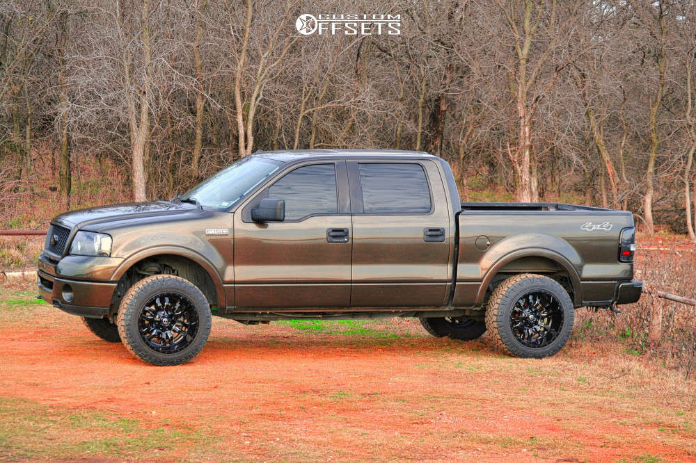 2008 Ford F-150 with 20x12 -45 Fuel Sledge and 33/12.5R20 Nitto Ridge ...