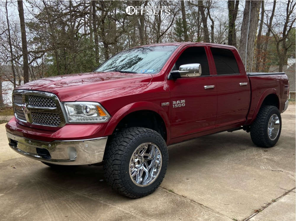 2015 Ram 1500 with 20x12 -51 Vision Spyder and 35/12.5R20 Kenda Klever ...