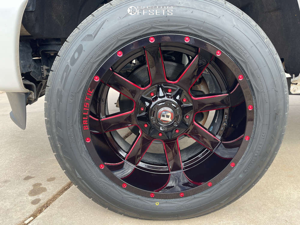 2015 Ford F-250 Super Duty with 20x12 -44 Ballistic Rage and 305/50R20 ...