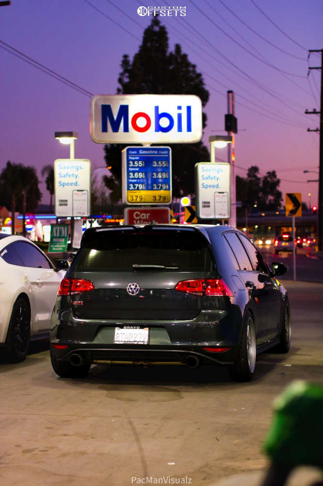 2017 Volkswagen GTI with 18x9 35 Enkei RPF1 and 245/40R18 Nitto Nt555 ...