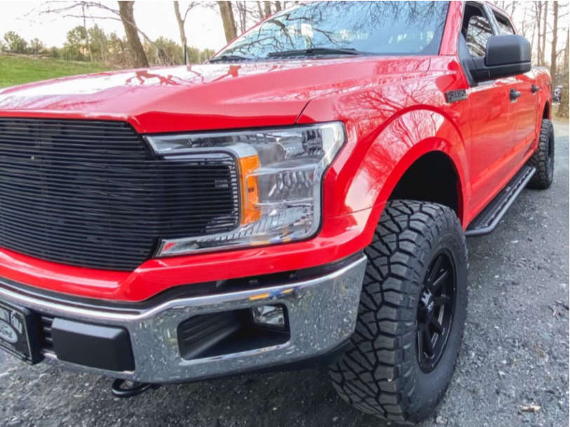 2020 Ford F-150 with 17x9 -12 Alloy Ion 143 and 33/12.5R17 Nitto Ridge ...