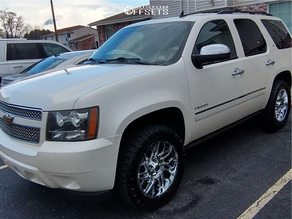 2011 Chevrolet Tahoe with 20x9 12 Scorpion Sc29 and 275/55R20 Nitto ...