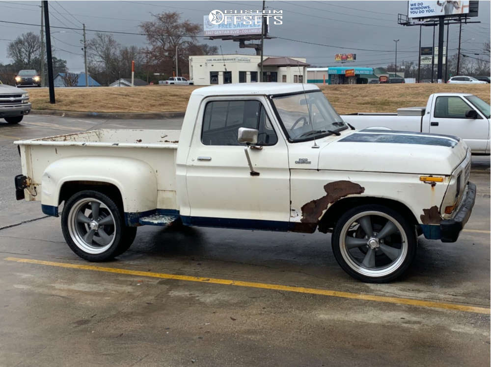 1979 Ford F-100 with 22x9 15 American Racing Vintage Classic Torq ...