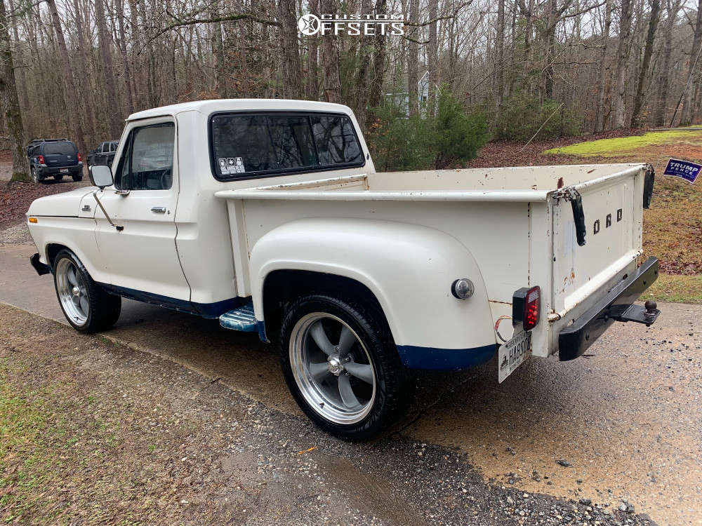 1979 Ford F-100 with 22x9 15 American Racing Vintage Classic Torq ...