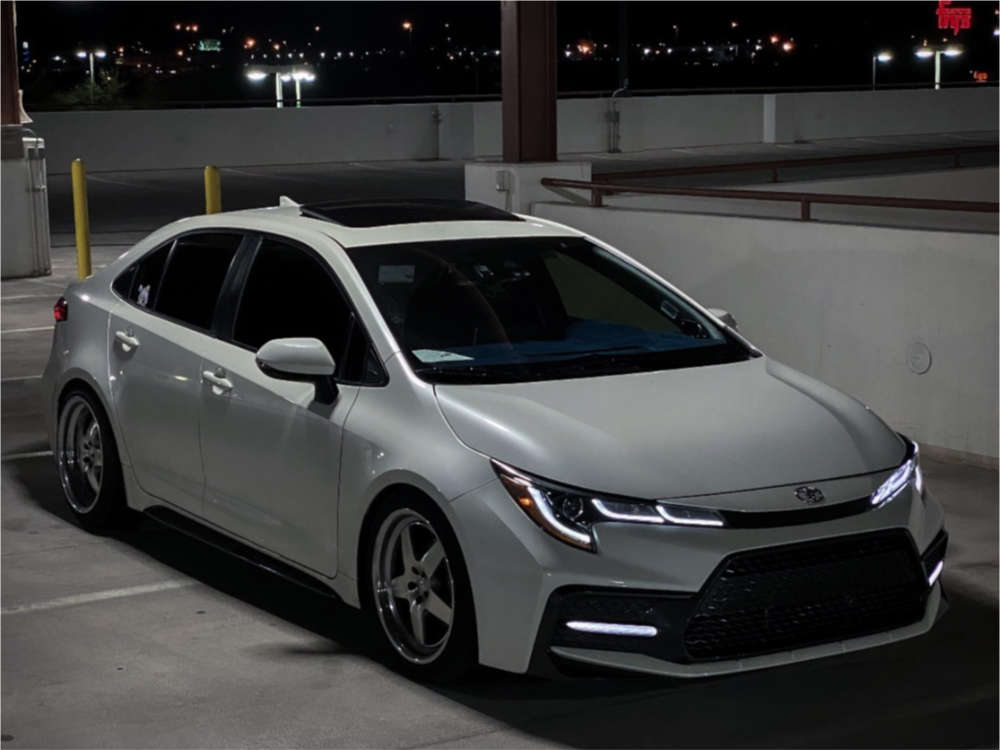 2020 Toyota Corolla with 18x8.5 35 Klutch Sl5 and 235/40R18 Achilles ...