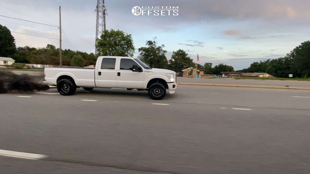 2012 Ford F-350 Super Duty with 22x12 -51 Dropstars 655bm and 33/12 ...