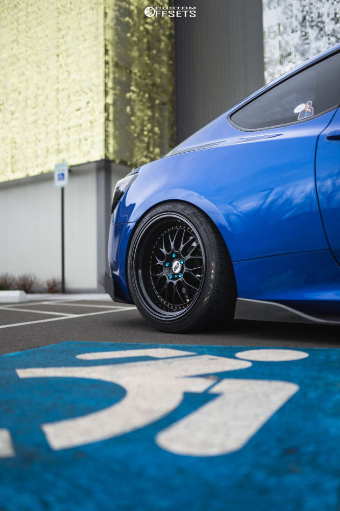 2011 Hyundai Genesis Coupe with 19x9.5 22 ESR Sr01 and 245/35R19 Nitto ...