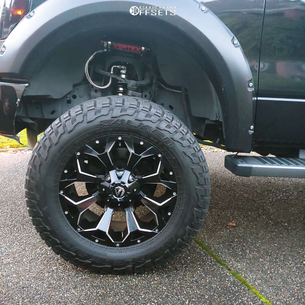 2013 Ford F-150 with 20x10 -18 Fuel Assault and 35/12.5R20 Falken ...
