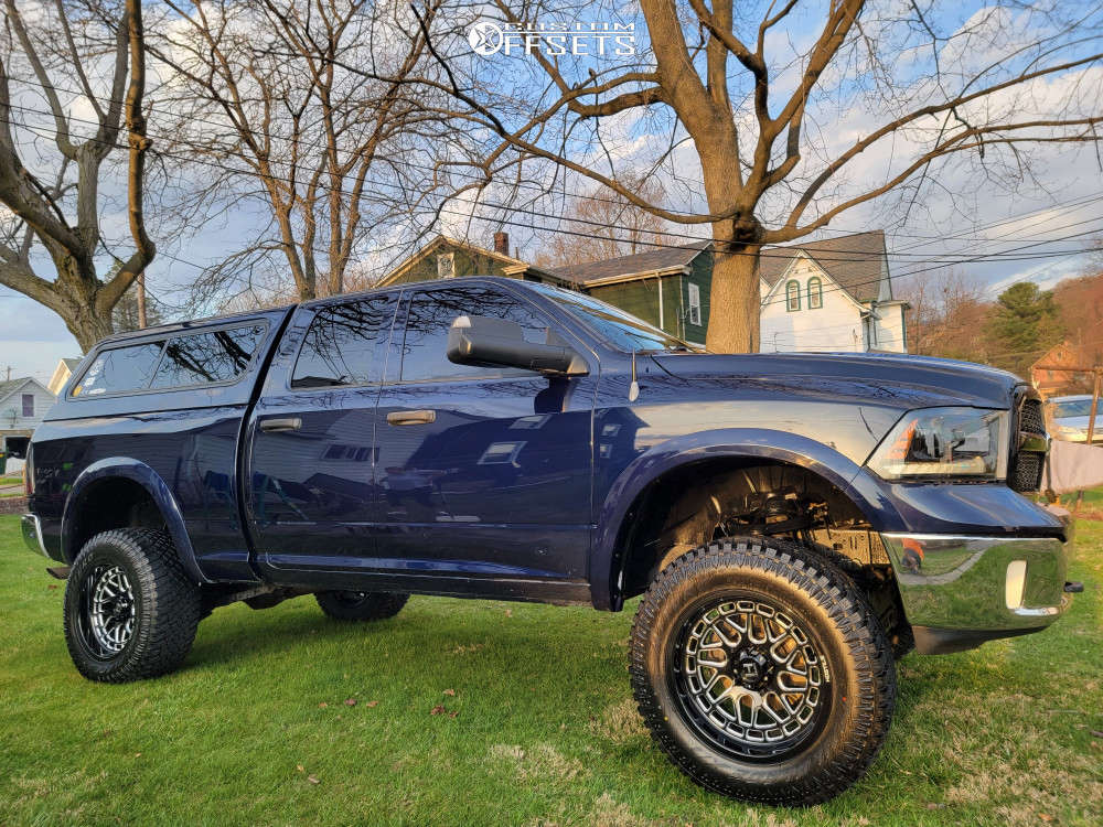 2013 Ram 1500 with 20x10 -19 Hostile Reaper and 35/12.5R20 Atturo Trail ...