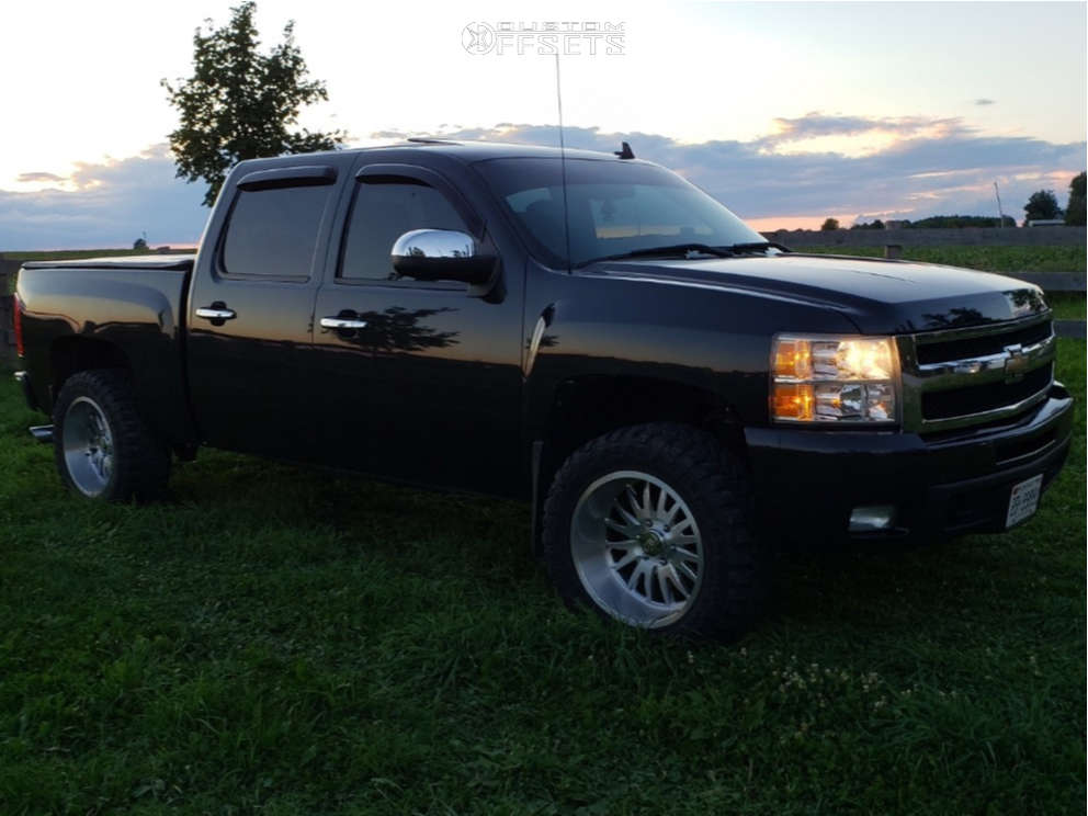 2010 Chevrolet Silverado 1500 with 20x10 -24 Cali Offroad Summit and 33 ...