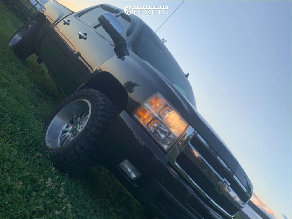 2010 Chevrolet Silverado 1500 with 20x10 -24 Cali Offroad Summit and 33 ...