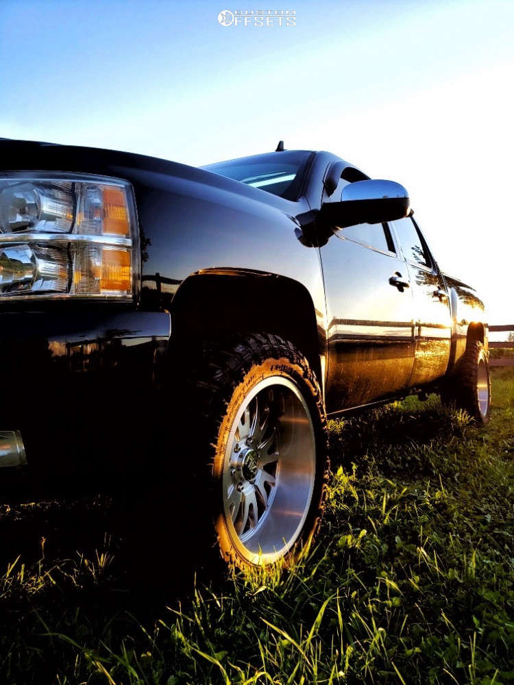 2010 Chevrolet Silverado 1500 with 20x10 -24 Cali Offroad Summit and 33 ...