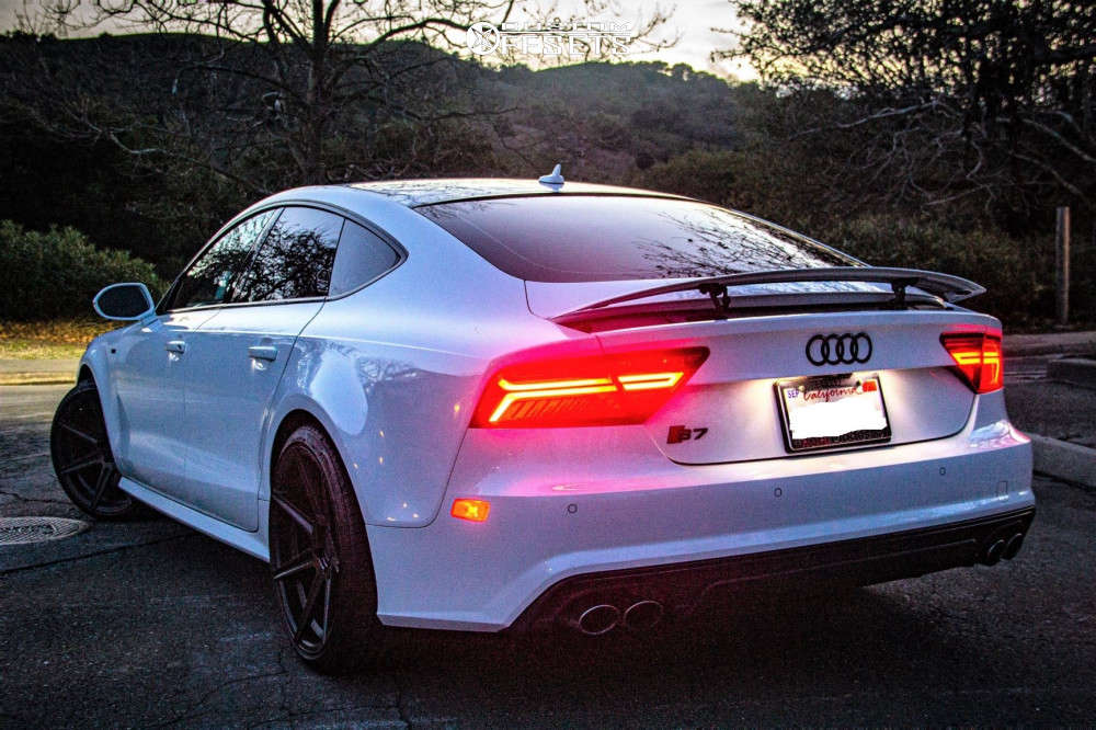 2017 Audi S7 with 20x10.5 28 Ferrada F8-fr7 and 285/30R20 Continental Dws06 and Stock | Custom ...