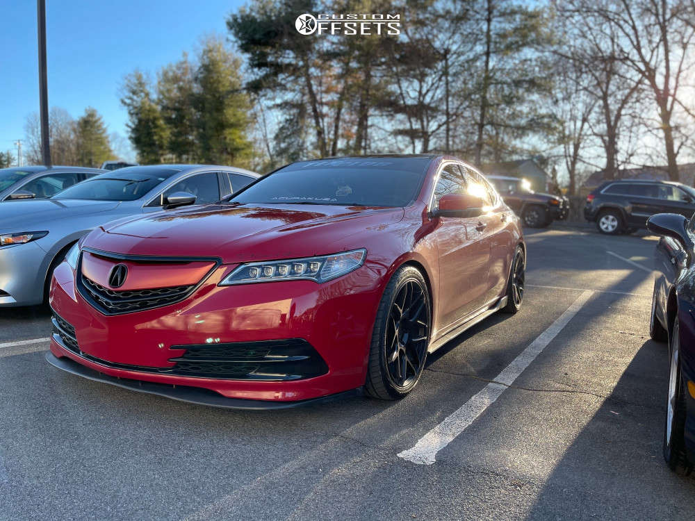 2017 Acura TLX with 19x8.5 35 Aodhan Ls002 and 245/40R19 Achilles ATR ...