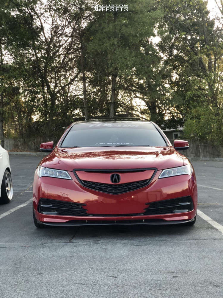 2017 Acura TLX with 19x8.5 35 Aodhan Ls002 and 245/40R19 Achilles ATR ...