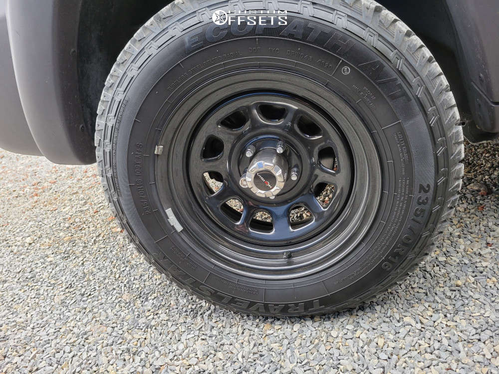 2004 Jeep Liberty with 16x8 Vision D Window and 235/75R16 Travelstar ...