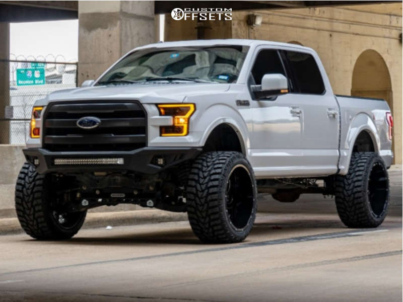 2016 Ford F-150 with 24x14 -76 Luxxx HD Lhd12 and 36/14.5R24 Versatyre ...