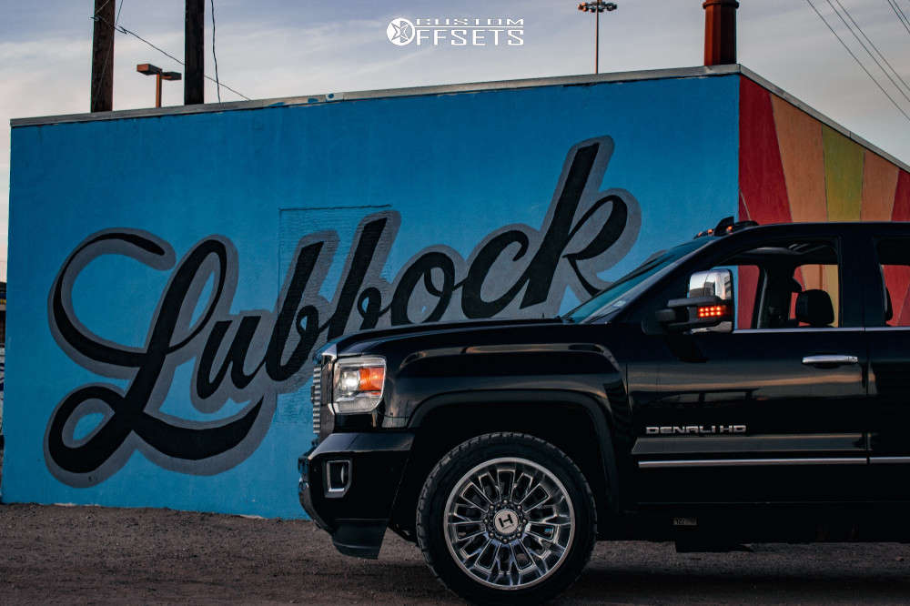 2016 GMC Sierra 2500 HD with 22x14 -76 Hostile Fury and 33/12.5R22 Landsail Clx-12 Rogueblazer R ...